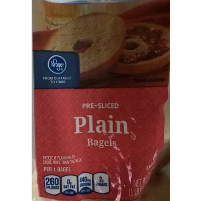 Top 50 most popular: plain bagel