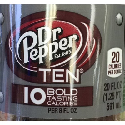 Top 50 most popular: soda