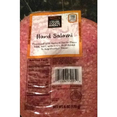 Top 50 most popular: hard salami