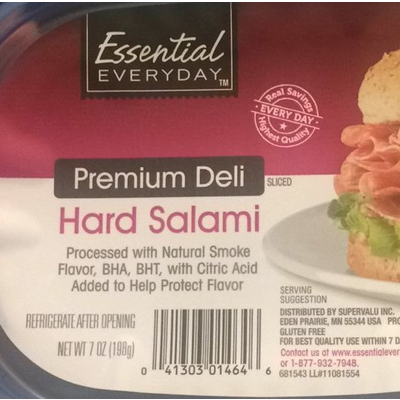 Top 50 most popular: hard salami