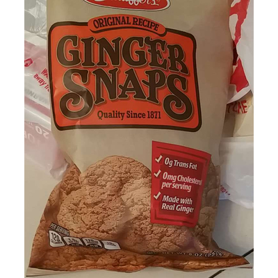 Top 50 most popular: ginger snaps