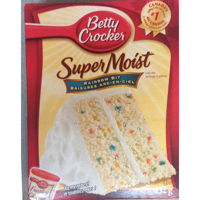Top 50 most popular: cake mix